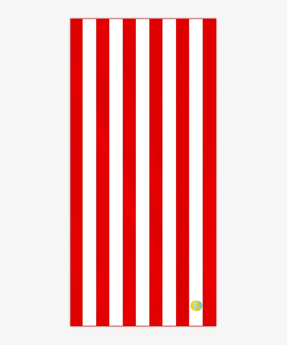 Beach Towel | Fire Red | Rockycay